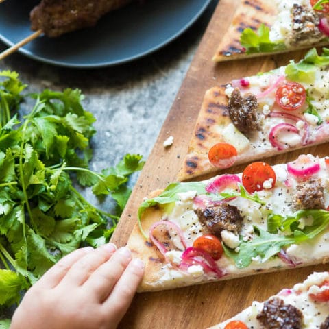 Lamb Kofta Flatbreads | The Adventure Bite