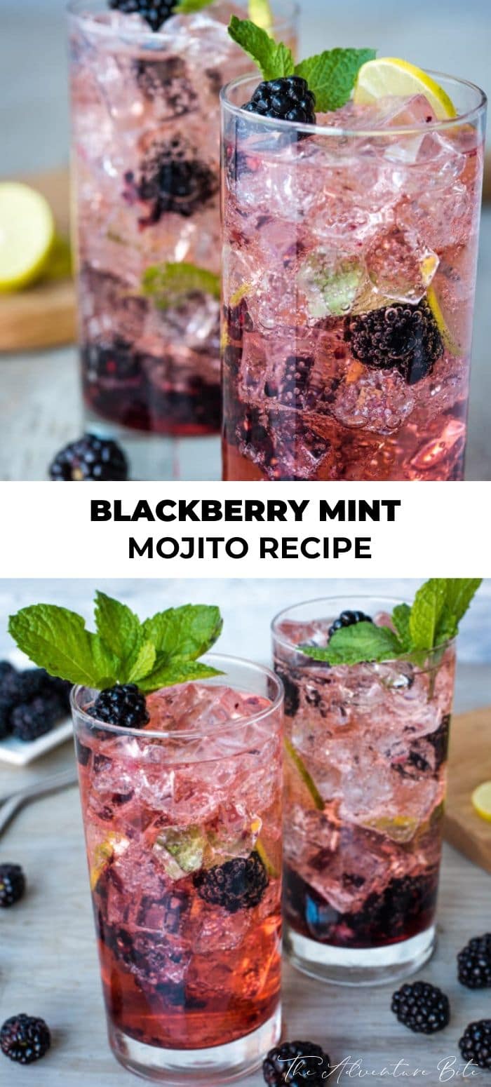 Blackberry Mint Mojito | The Adventure Bite