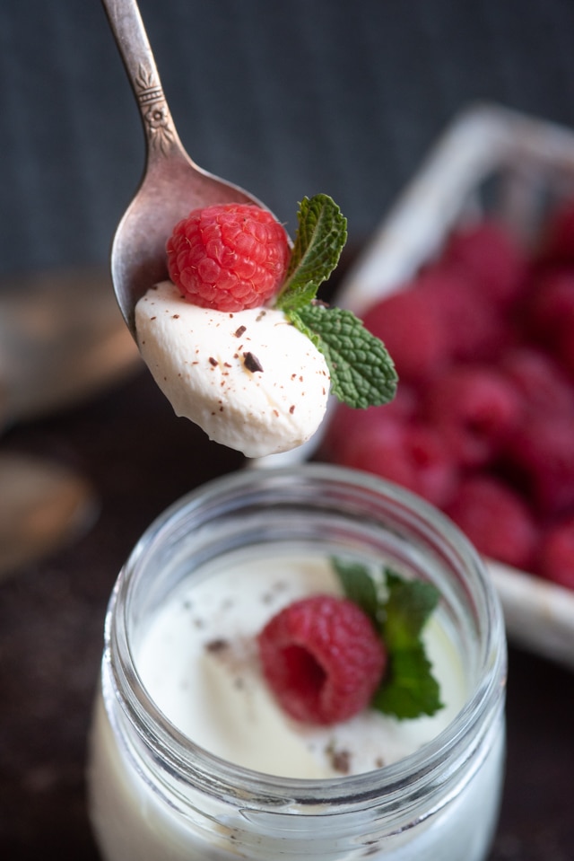 Raspberry Swirl Posset Recipe | The Adventure Bite