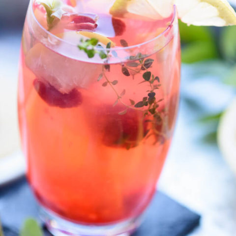 Raspberry Lemon Drop | The Adventure Bite